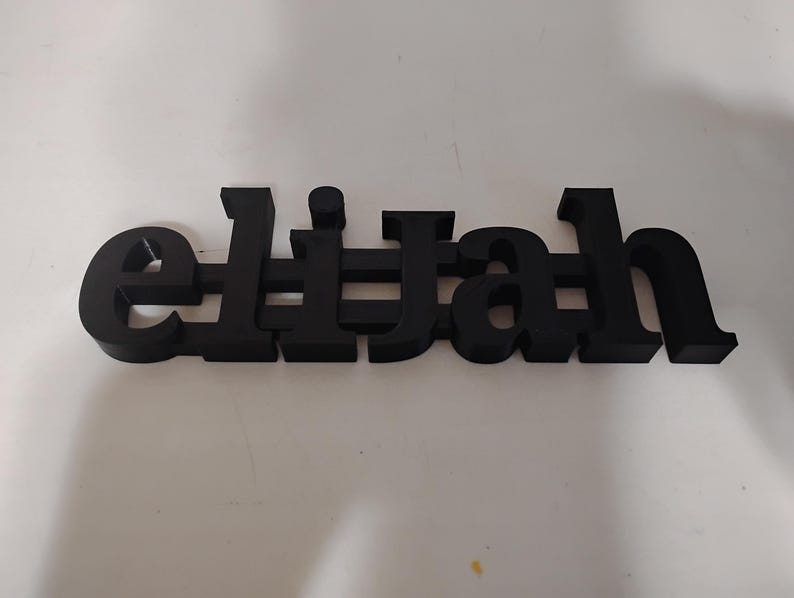 Customizable 3D Name Plate - Etsy