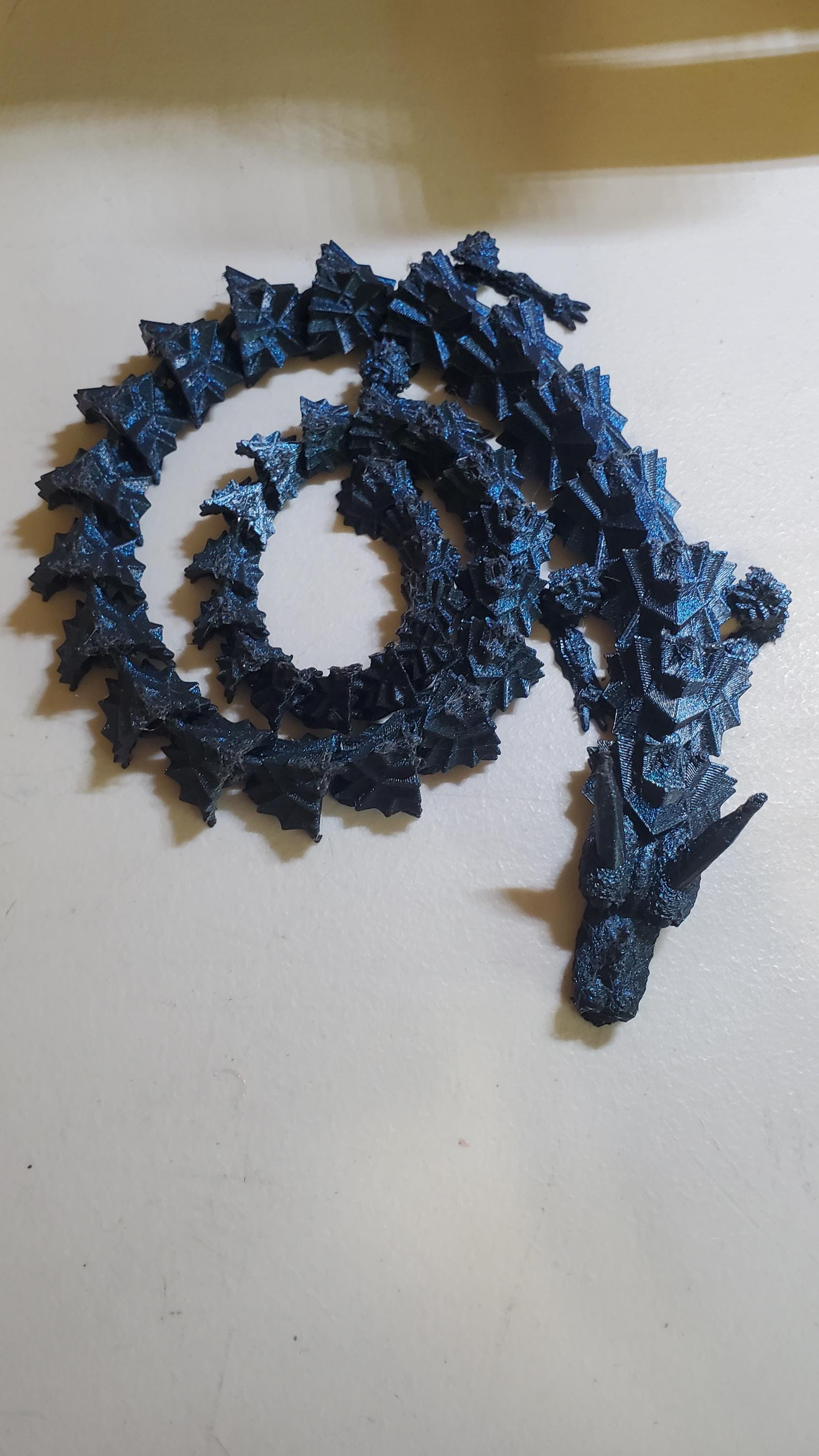 Flexible Dragon 3ft Long 3d Printed - Etsy