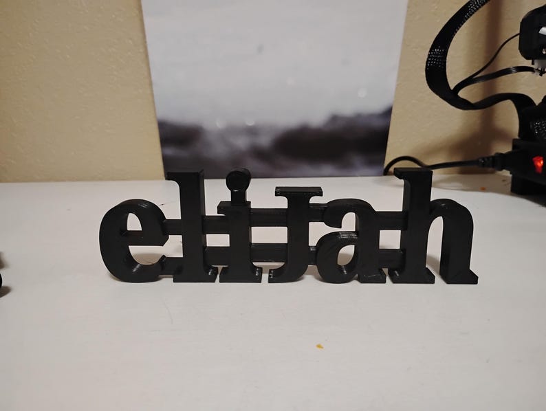Customizable 3D Name Plate - Etsy