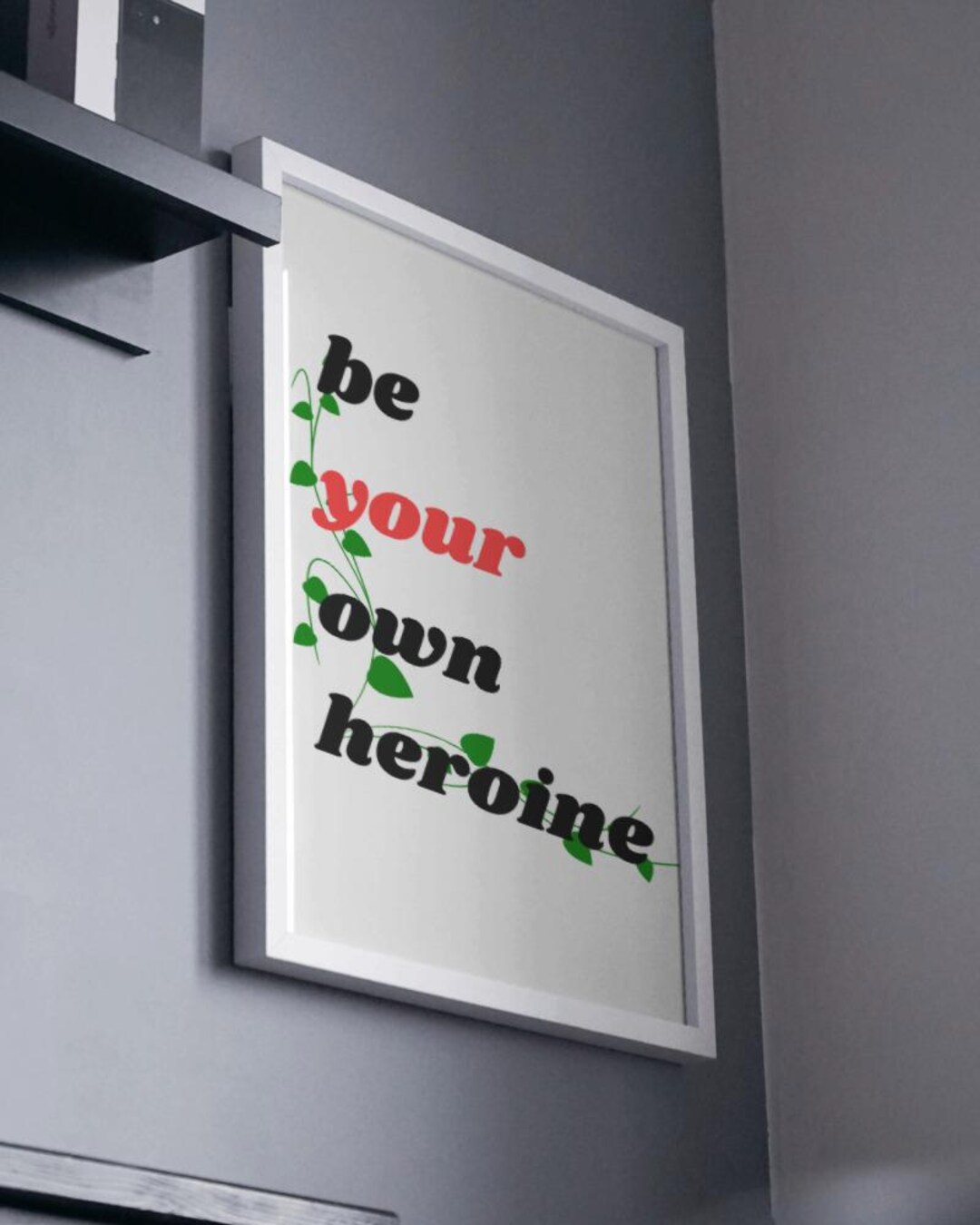 Matte Vertical Poster With Quote About 9 X 11 Size Wall Art Self Love ...