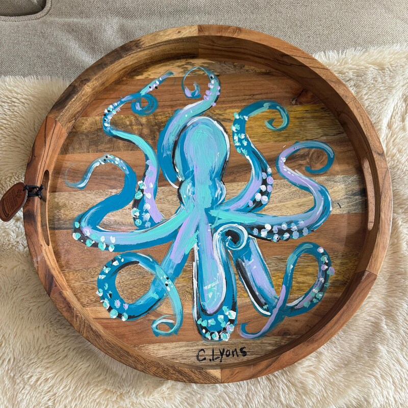 Painted Tray - Etsy