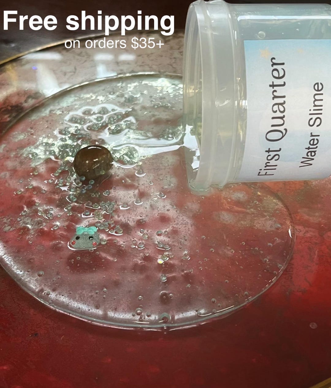 Jiggly Water Slime to Help You Go With the Flow. Rain Scented, Glass ...