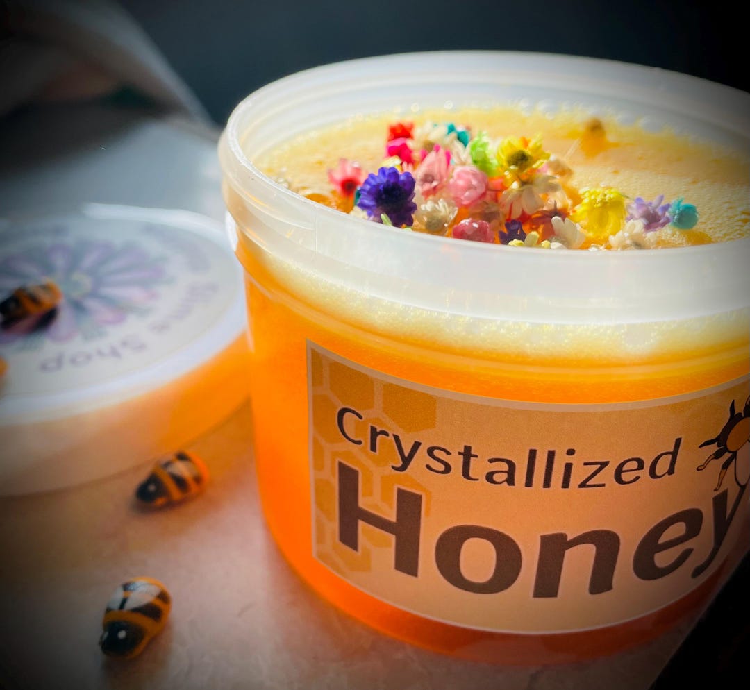 Not Just Any Honey Slime, but Crystallized Honey Wax Slime; Float Slime ...