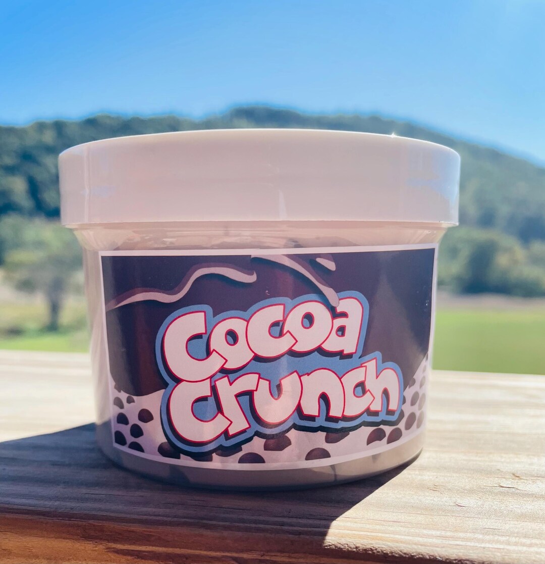 Cocoa Crunch Clay Pebble Thick Base Cereal Slime Scented Like Cocoa and ...