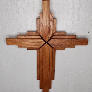 Layered Oak Cross - Etsy