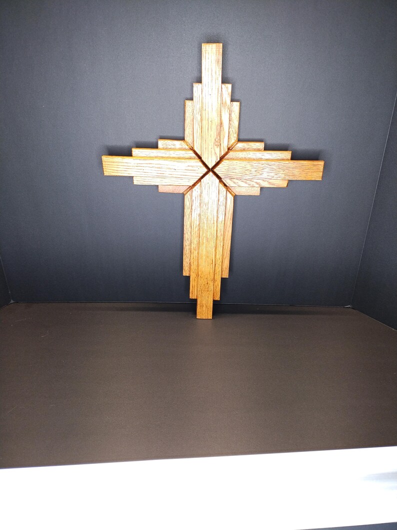 Layered Oak Cross - Etsy