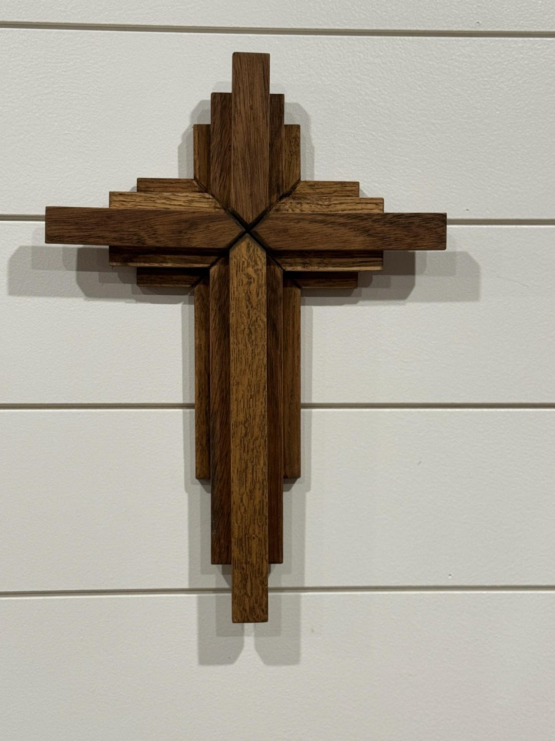 Layered Oak Cross - Etsy