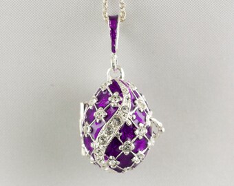 Enamel locket | Etsy