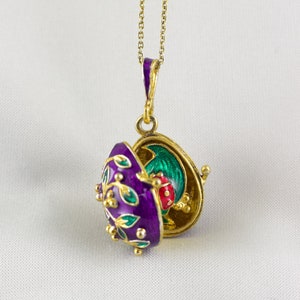 Pink Locket With Ladybug Surprise Enameled Pendant Sterling - Etsy