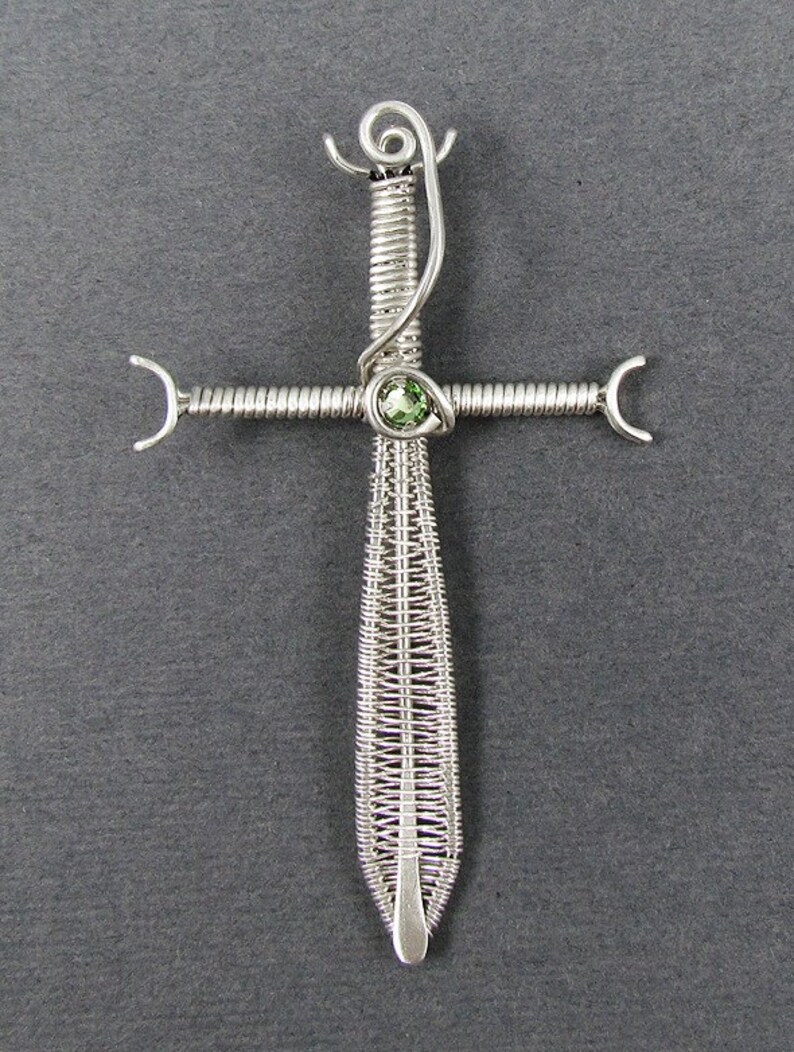 Sword Pendant - Wire Woven Jewelry Tutorial - Etsy