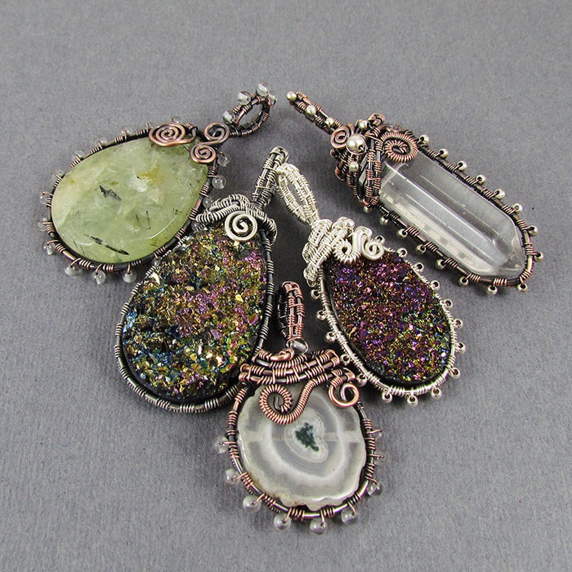 Beaded Frame Pendant Wire Wrapped Pendant Tutorial - Etsy