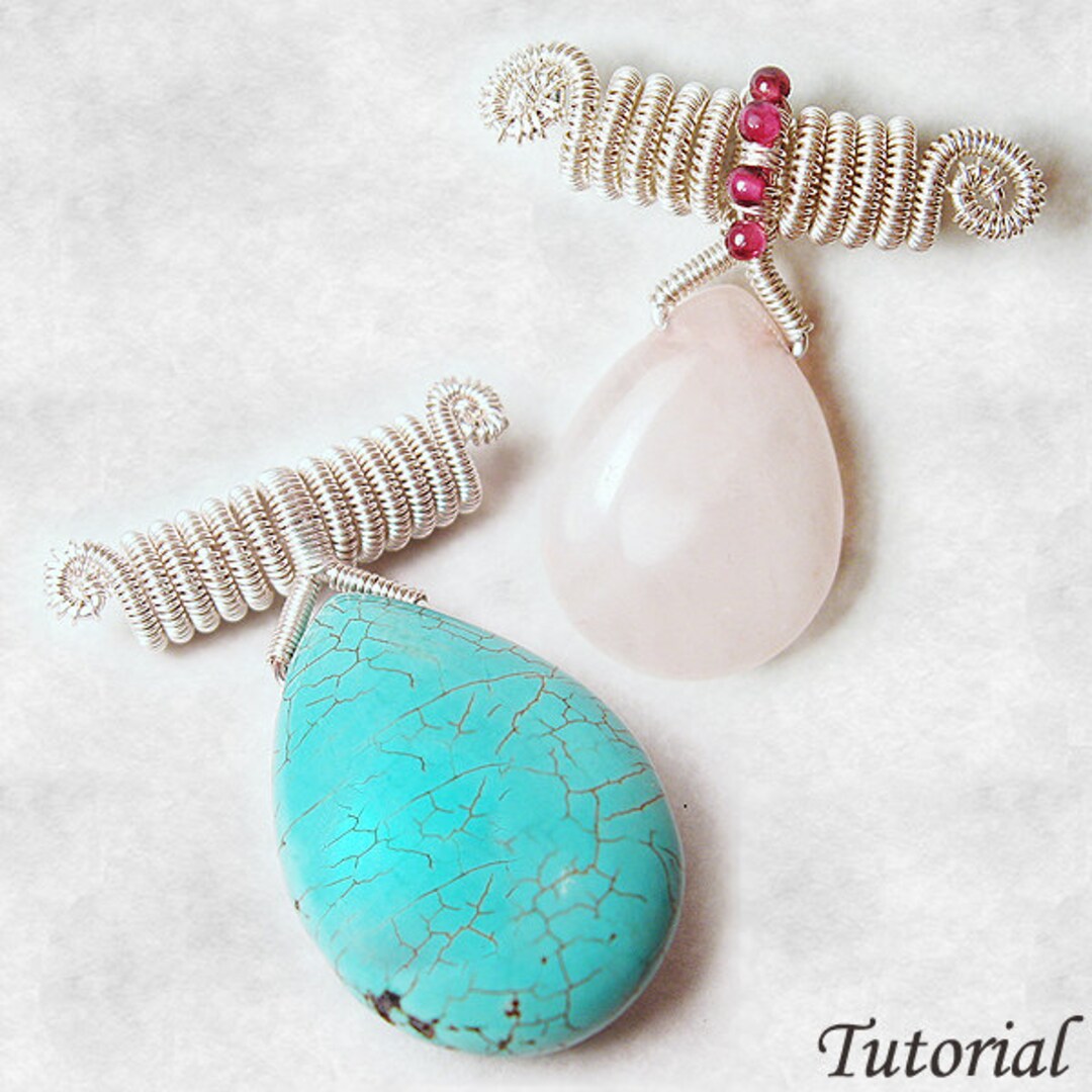 Wide Bail Pendant Wireworktutorial - Etsy