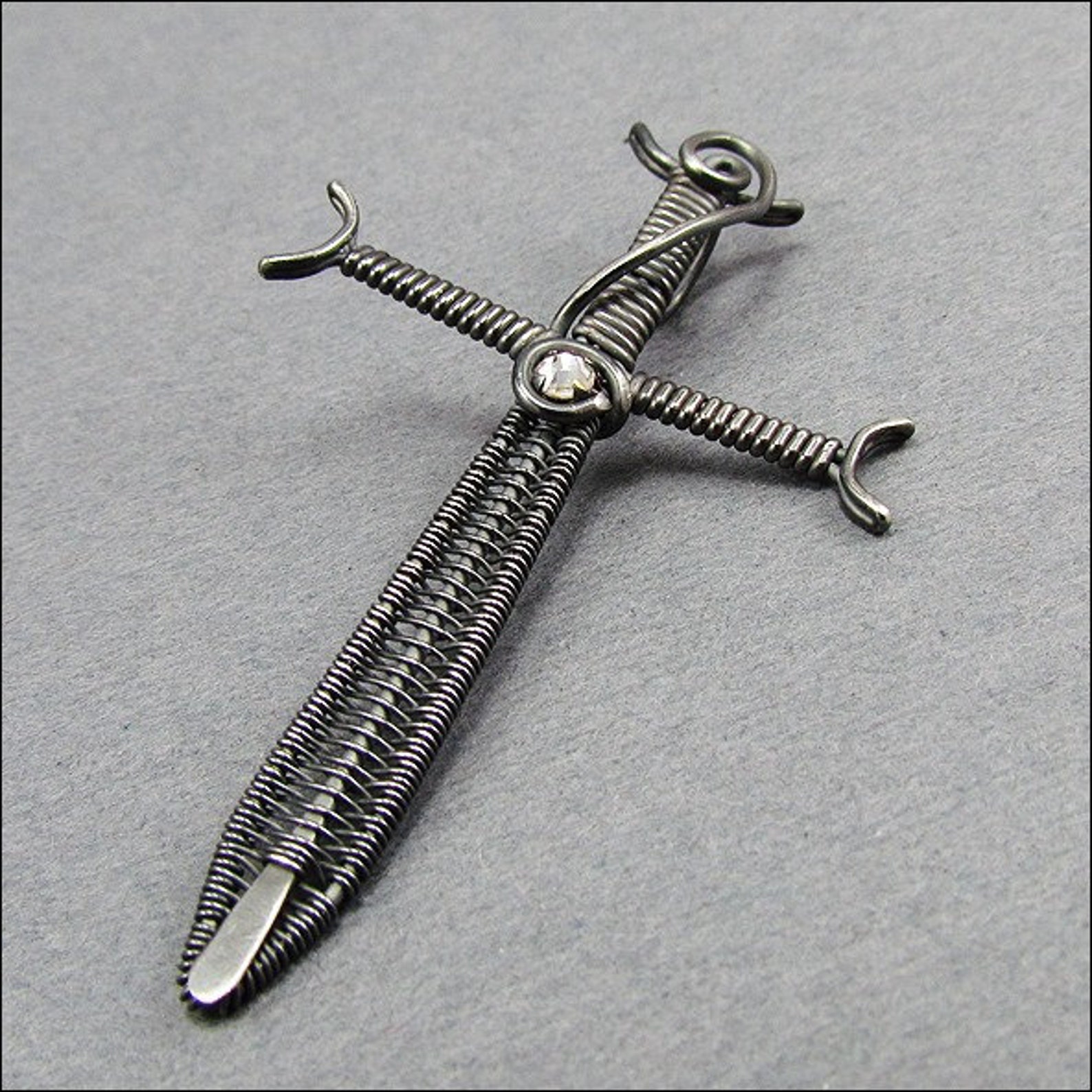 Sword Pendant Wire Woven Jewelry Tutorial - Etsy France