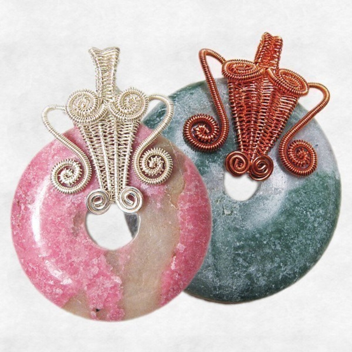 Glory Donut Wrap Wire Work Tutorial | Etsy