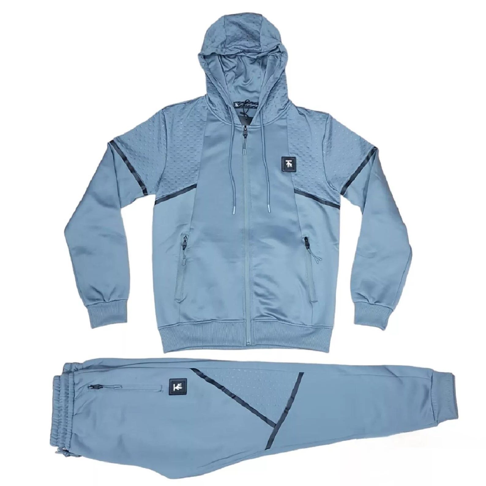Men's Merlin Grey Tracksuit: 2-piece Zip Hoodie & Joggers - Etsy