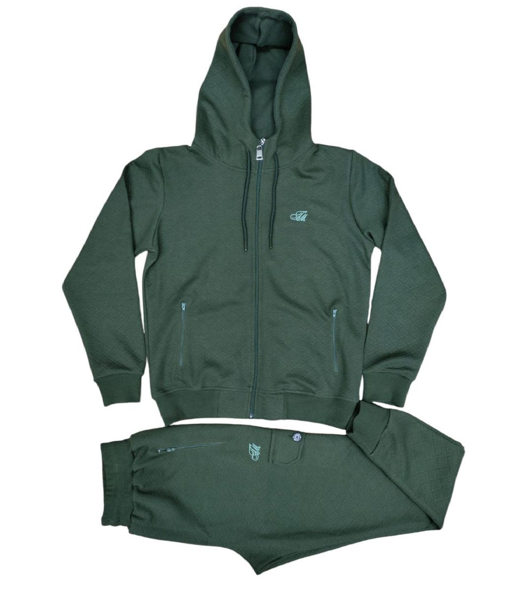 Mens Tim Tracksuit Slim Fit Urban Zip up Hoodie Top & Matching Jogger ...
