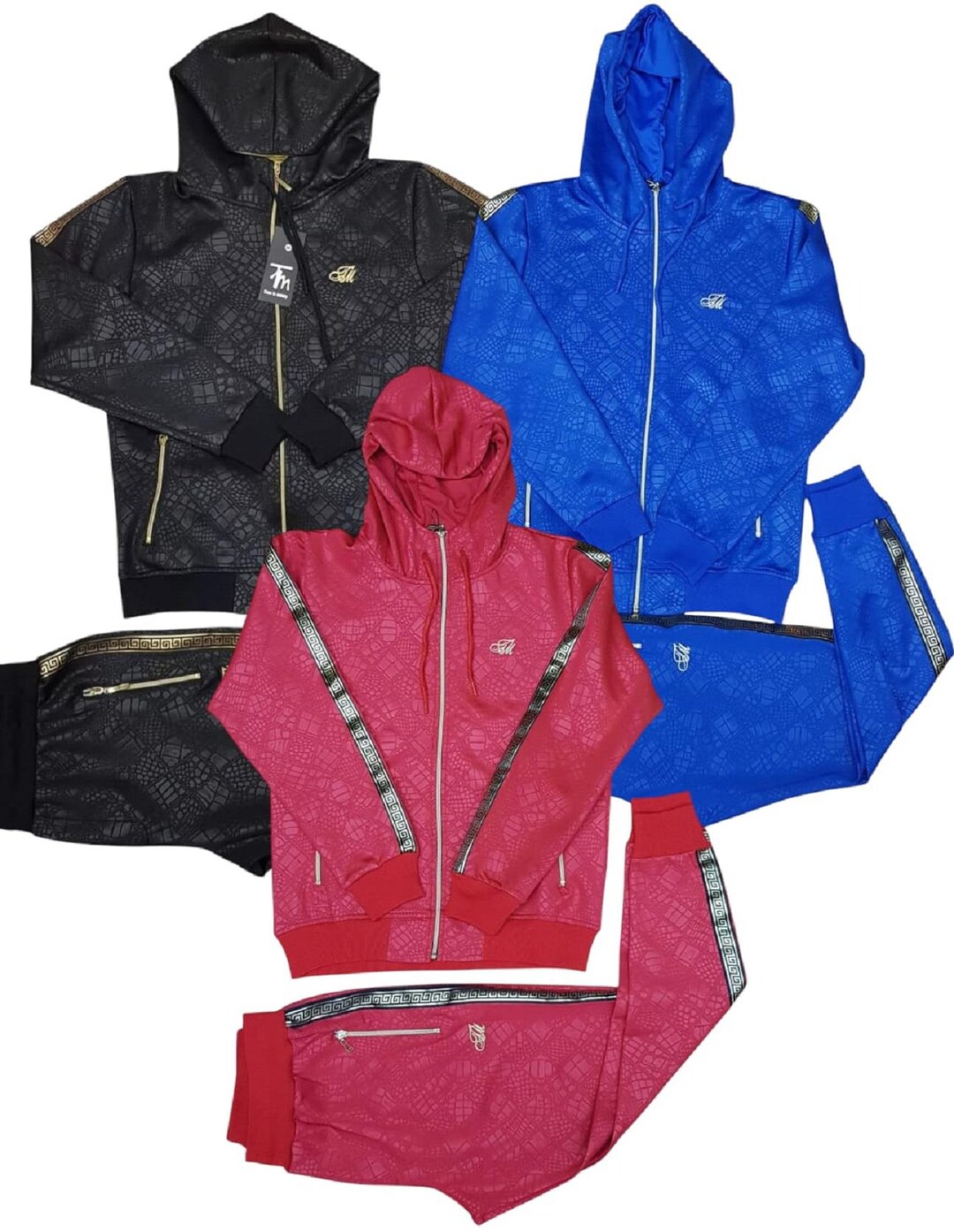 Men's Slim Fit Urban Tracksuit: Designer Zip up Hoodie & Jogger Set - Etsy