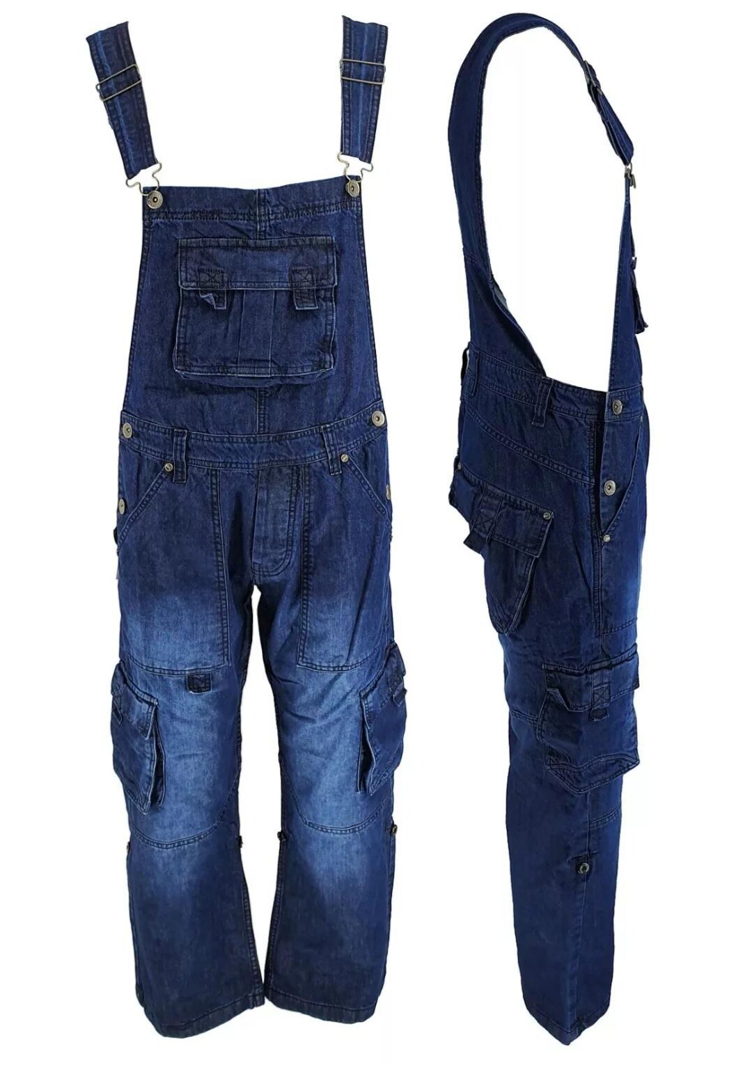 Denim Jeans Light Blue Dungarees Dungaree Overalls Mens Womens ...