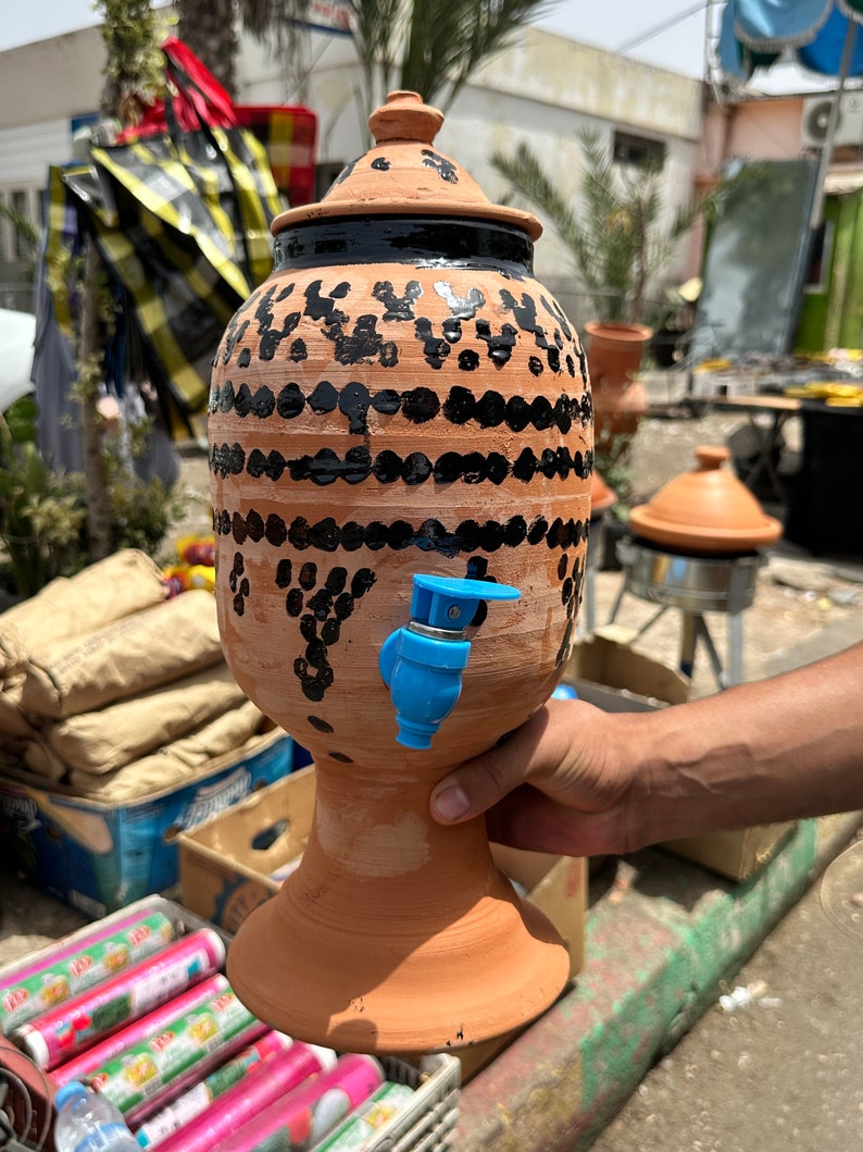 Red Clay Water Dispenser Qetraan Design Great Alternative to Plastic ...