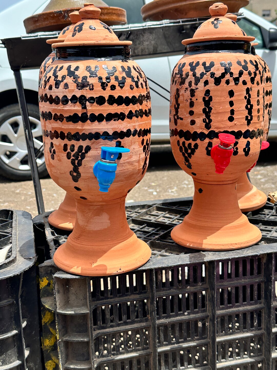 Red Clay Water Dispenser Qetraan Design Great Alternative to Plastic ...