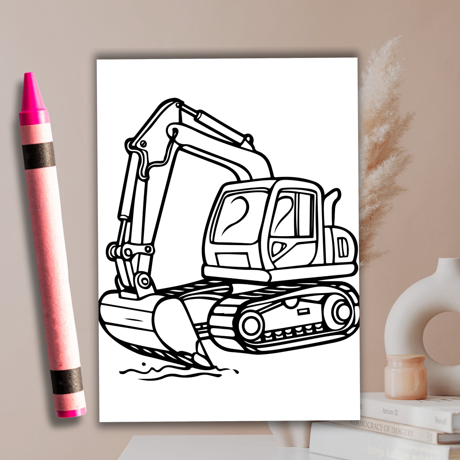 Construction Coloring Pages for Kids, Construction Trucks and Vehicles ...