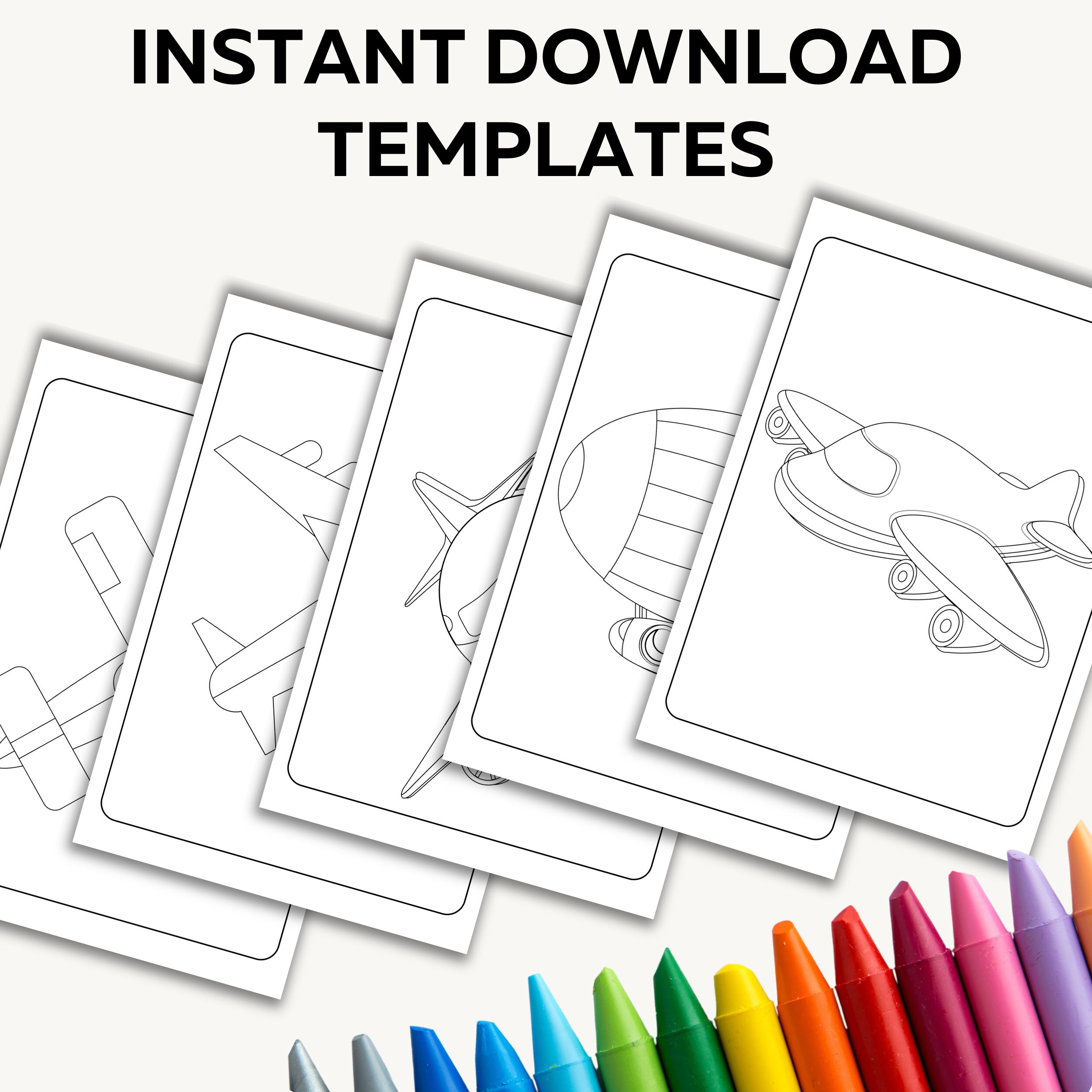 Airplanes Coloring Pages for Kids, Airplanes Download Print Coloring ...