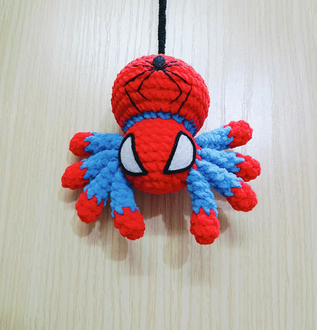 NO SEW 2in1 Realistic Spider-man-spider Crochet Pattern, Easy Spider ...