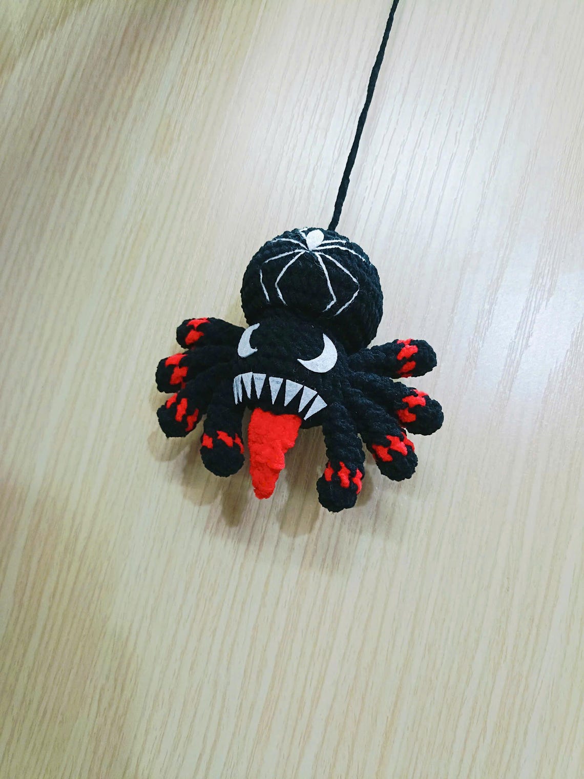 Venom-spider Crochet Pattern: Easy No-sew Spider Amigurumi (US Terms ...