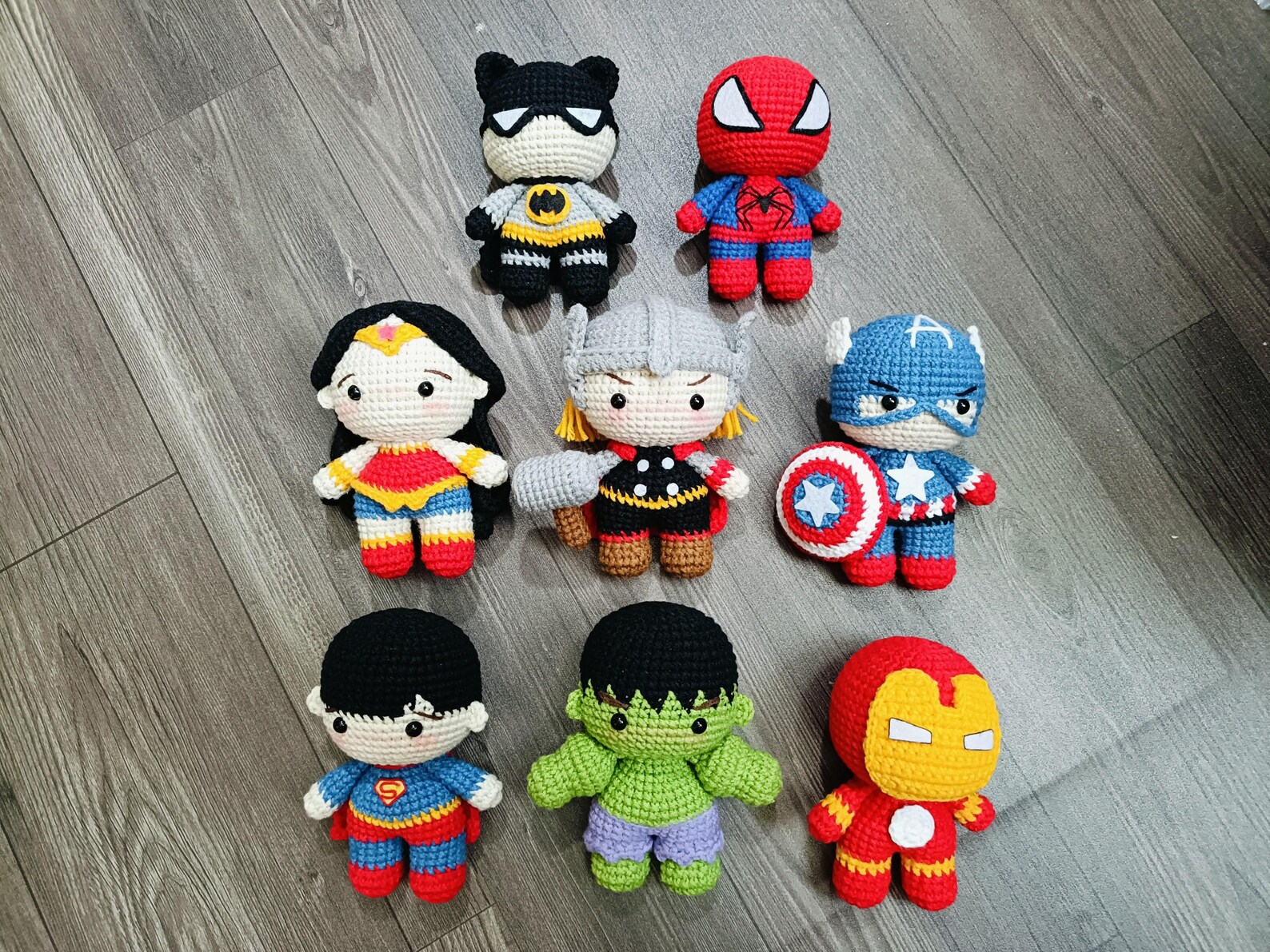 Super-spider & Superhero Crochet Pattern Bundle (US Terms) (PDF Pattern ...