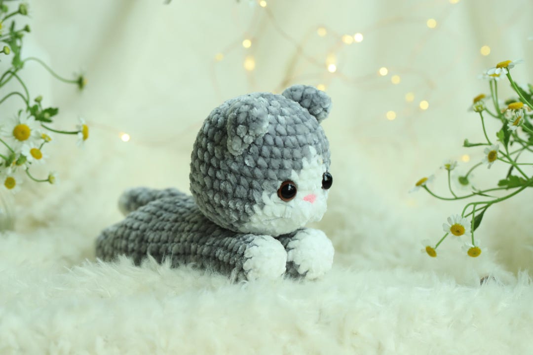 PDF PATTERN - Tabby Cat Crochet Pattern, Kitten Crochet Amigurumi (US ...