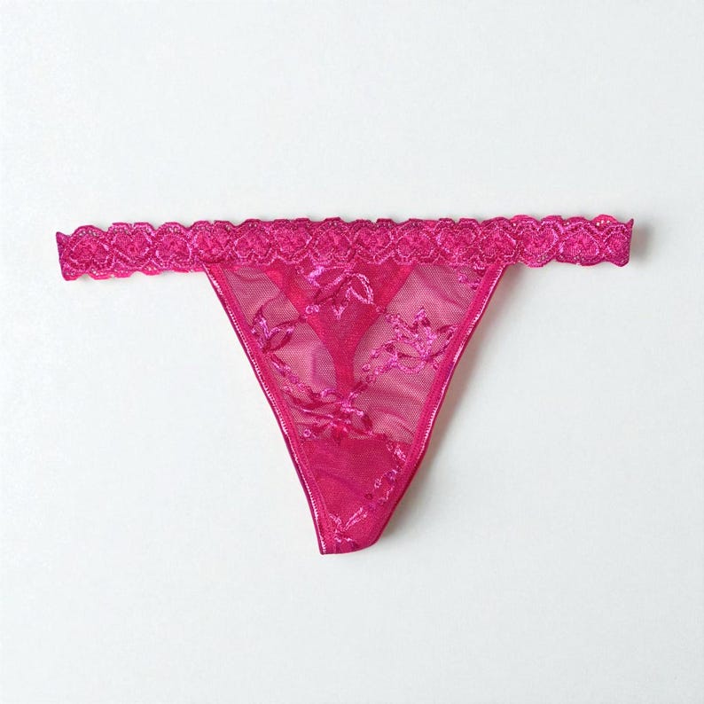 Personalized Thong, Custom Lace Thong With Name, Custom Text Panties ...