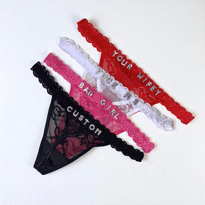 Slut Panties Thong - Etsy Israel