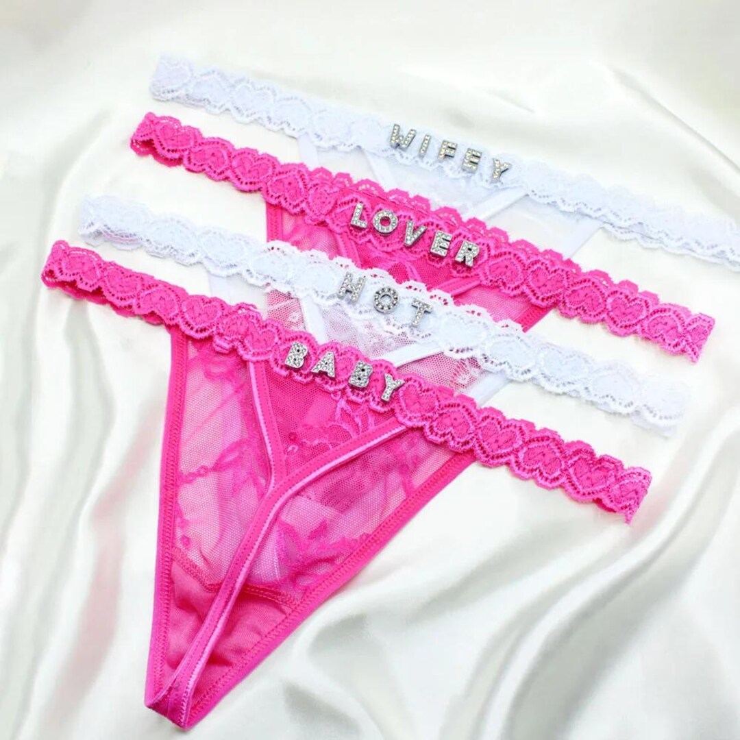 Custom Name Thong, Name Thong, Personalised Name Thong - Etsy