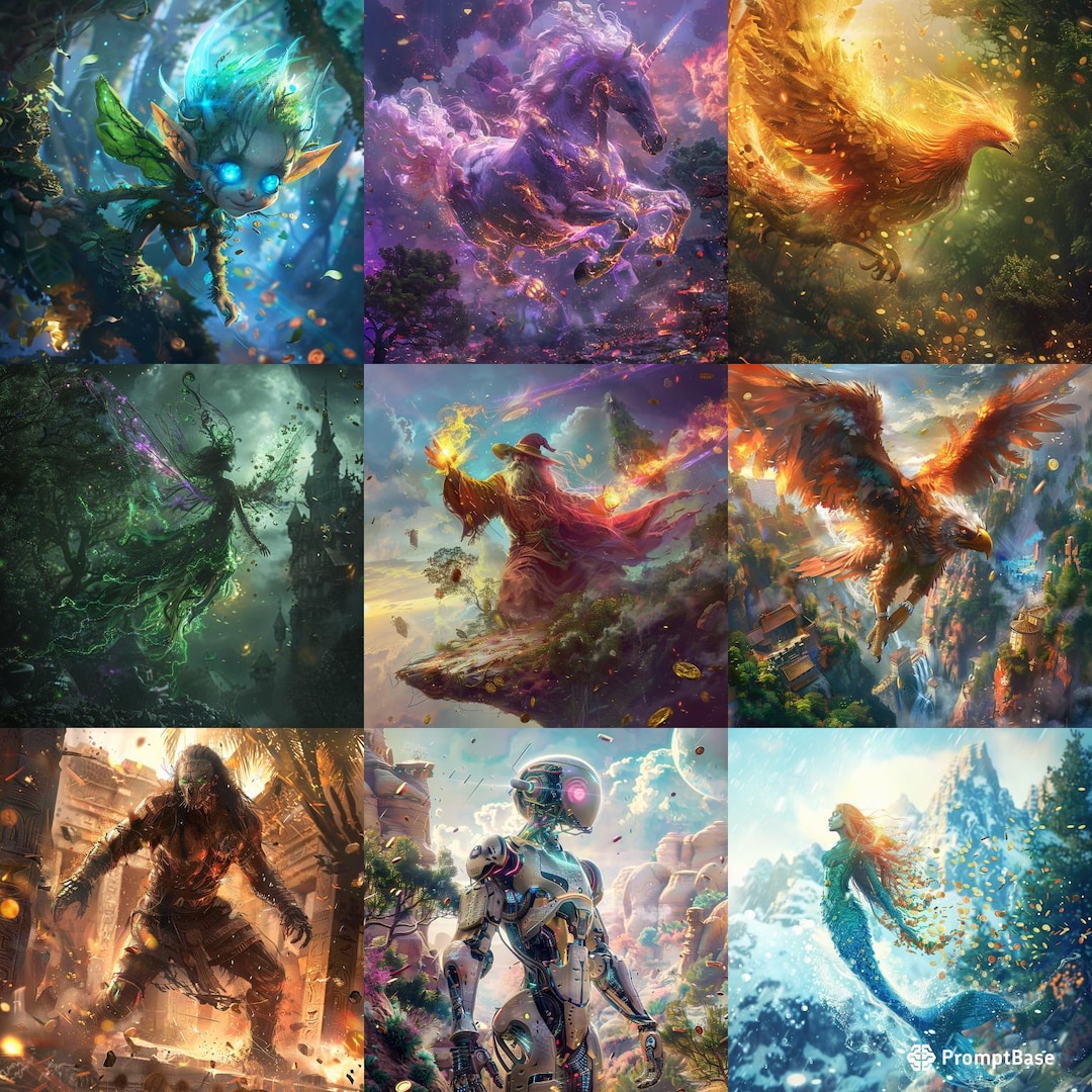 Fantasy Merging Art AI Prompts Guide Prompts Midjourney Prompts - Etsy