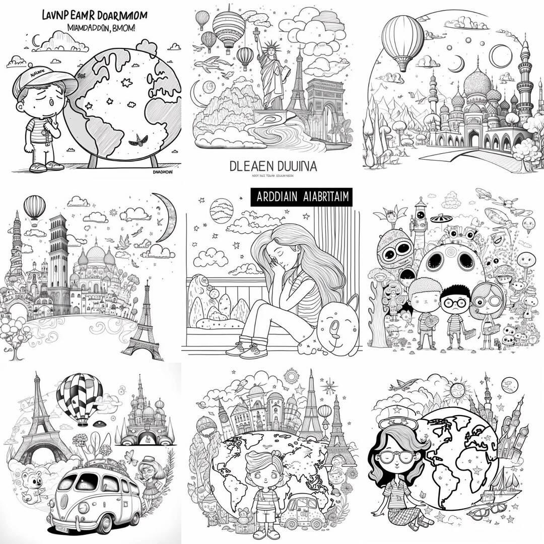 Childrens Coloring Books AI Prompts Guide Prompts Midjourney Prompts - Etsy