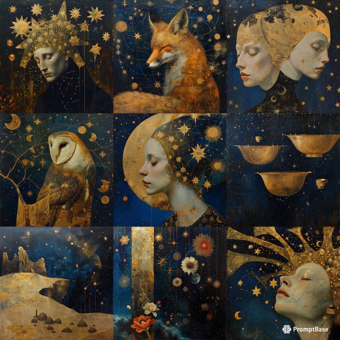 Radiant Starry Reverie Art AI Prompts Guide Prompts Midjourney Prompts ...