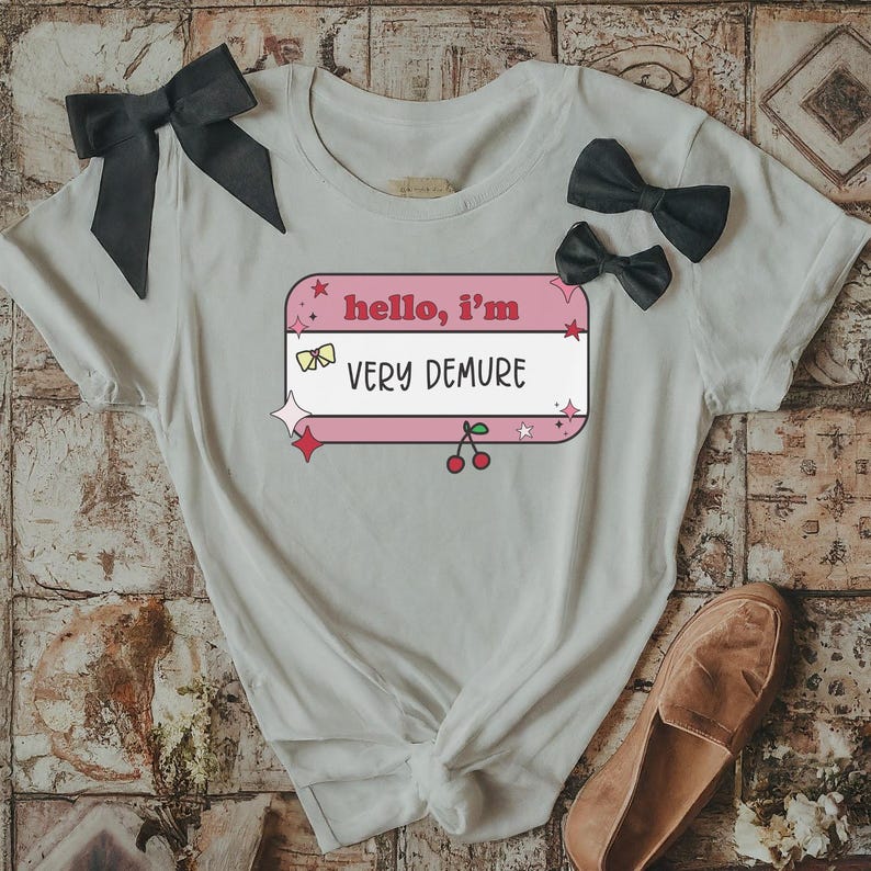 Very Demure, Very Mindful, Very Cutesy | Trendy Digital Download | PNG ...