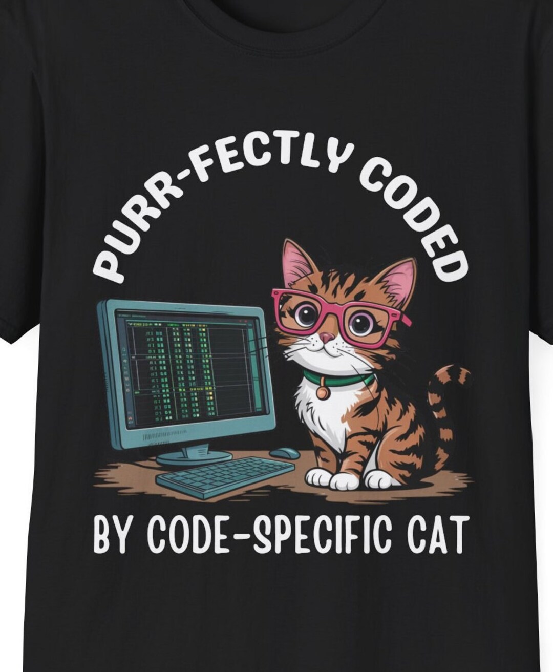 Purr-fectly Coded, Code-specific Cat Adorable Cute Animal Cosplay Cat ...