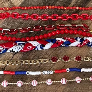 Baseball Softball Batter Batter Red White Blue - Trucker Hat With Iron ...