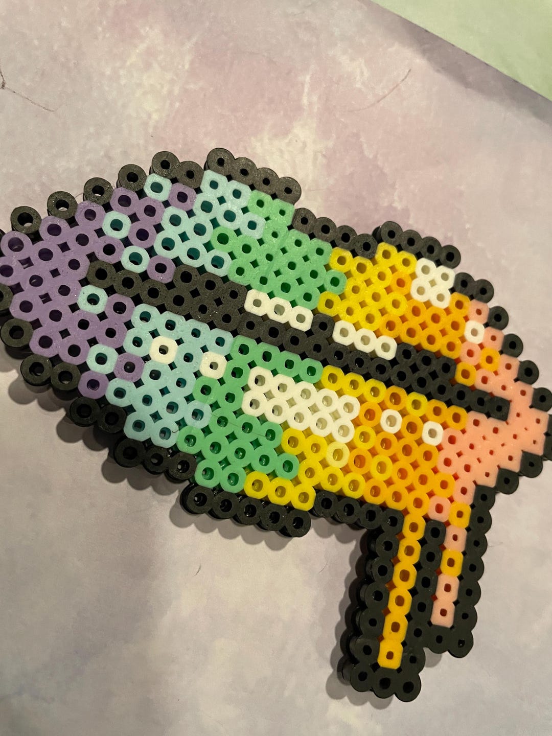 Rainbow Lips Pretty Makeup Melty Hama Perler Bead Magnet Kiss - Etsy