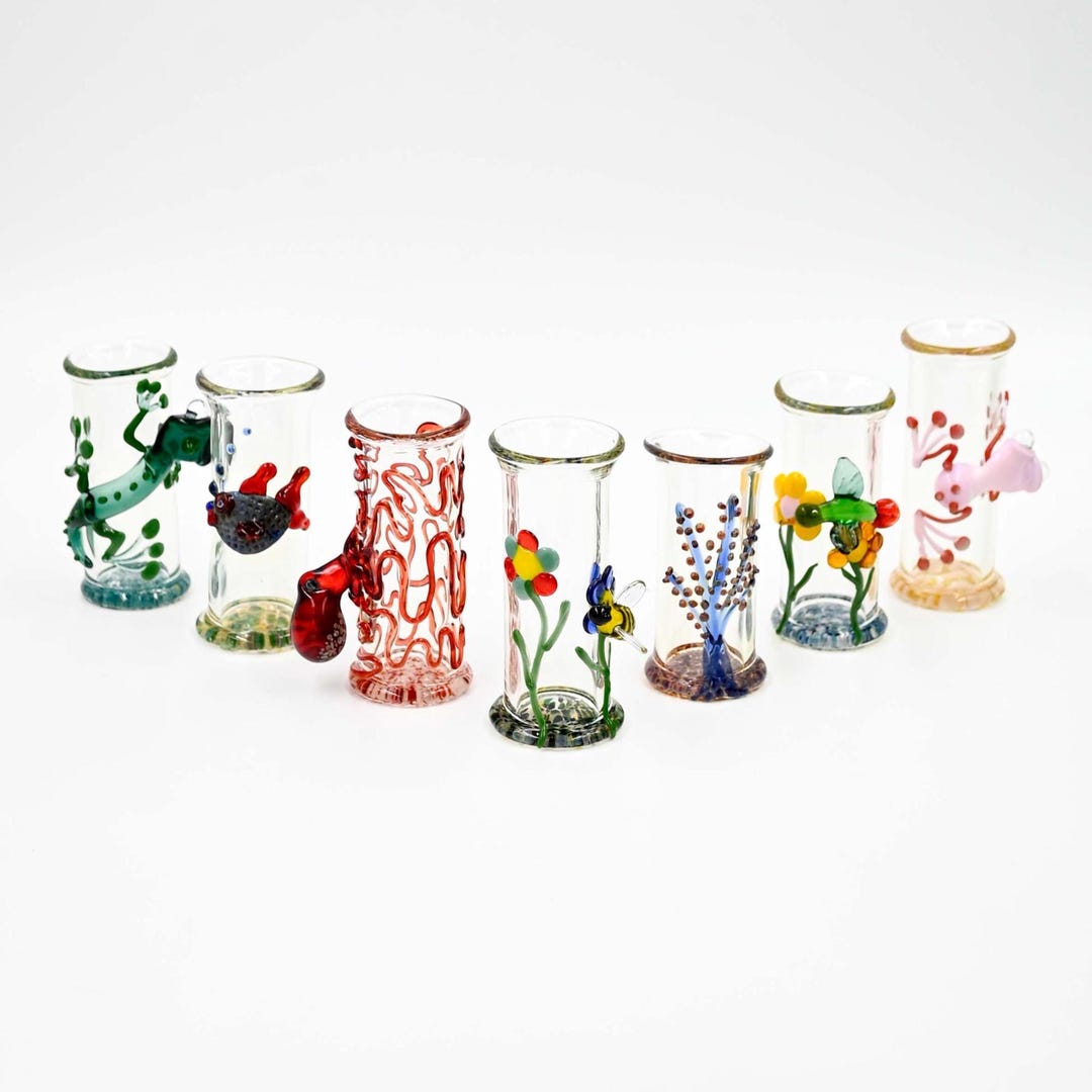 Glassblown Creature Shot Glass - Fun Bar Cart Essentials - Etsy