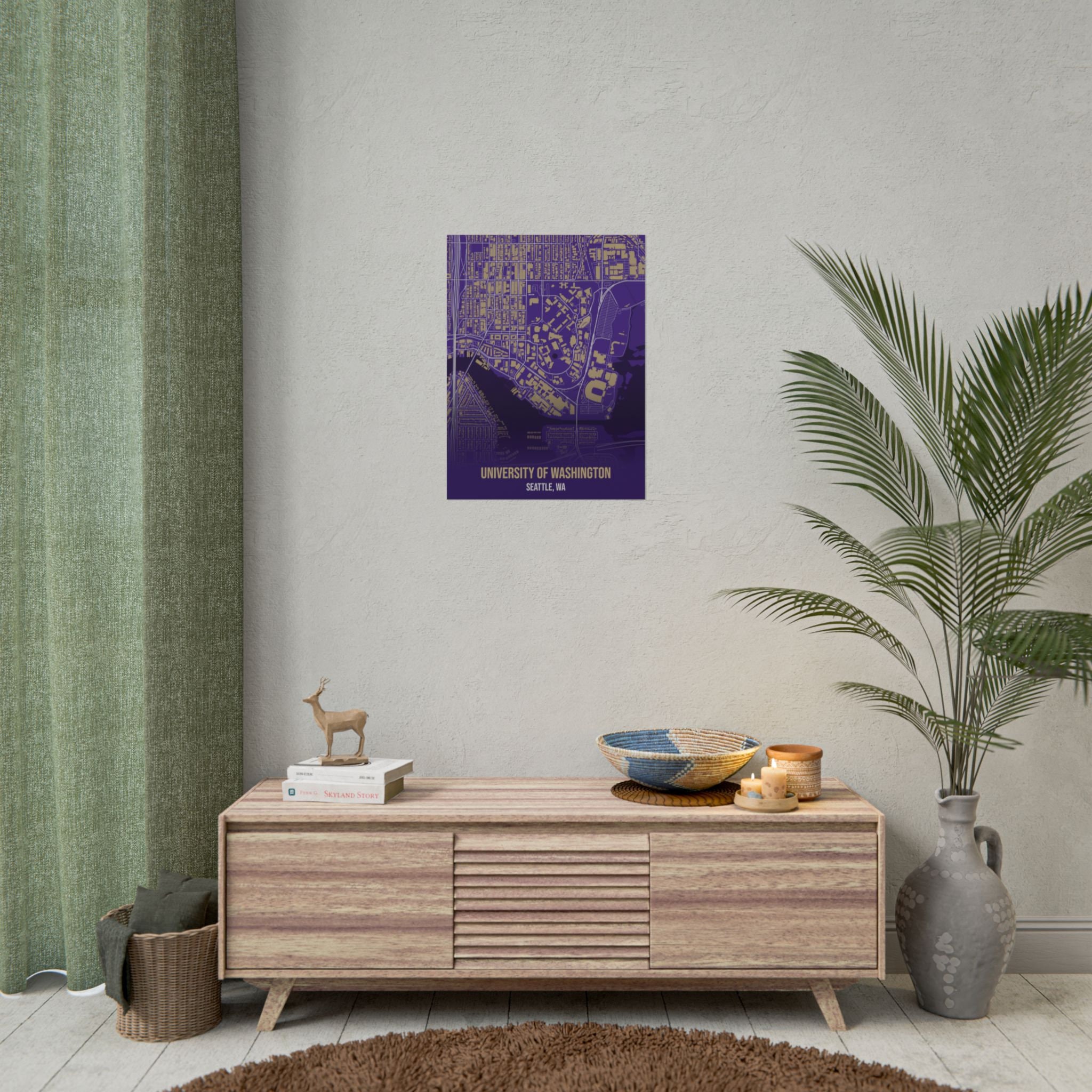 University of Washington | Seattle, Washington Map Poster Print ...