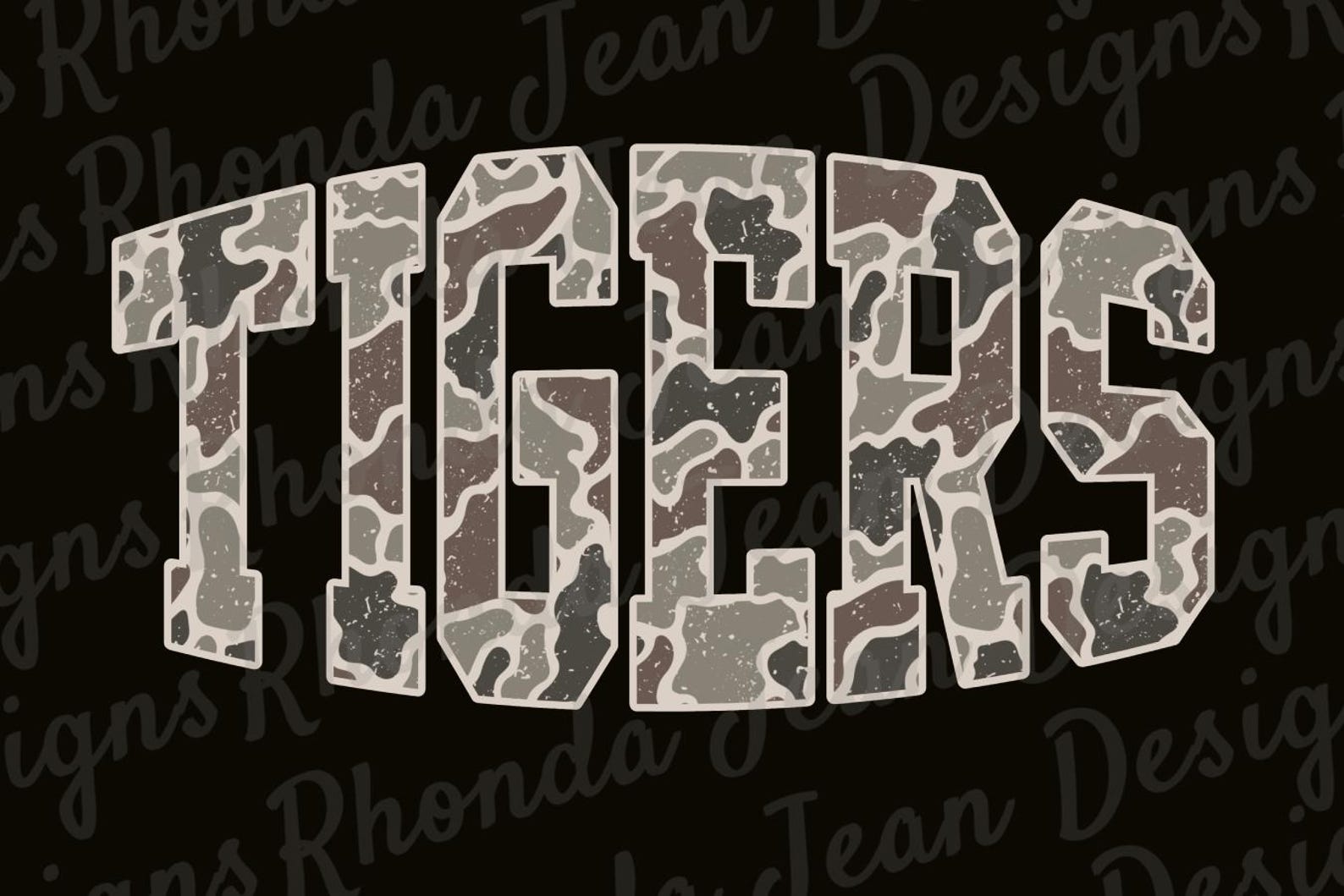Tigers Distressed Camouflage PNG, Digital Download, T-shirt Design - Etsy