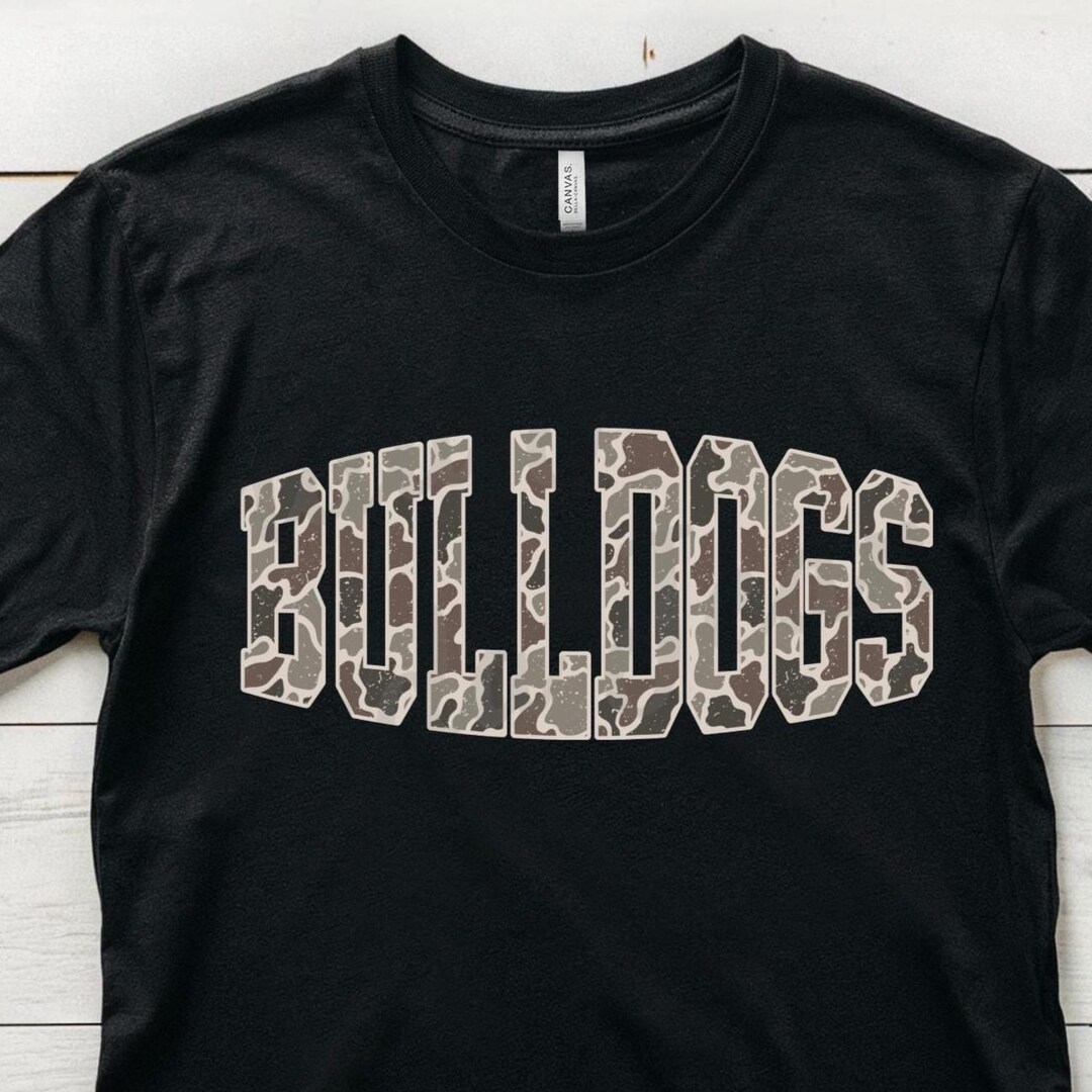 Bulldogs Distressed Camouflage PNG, Digital Download, T-shirt Design - Etsy