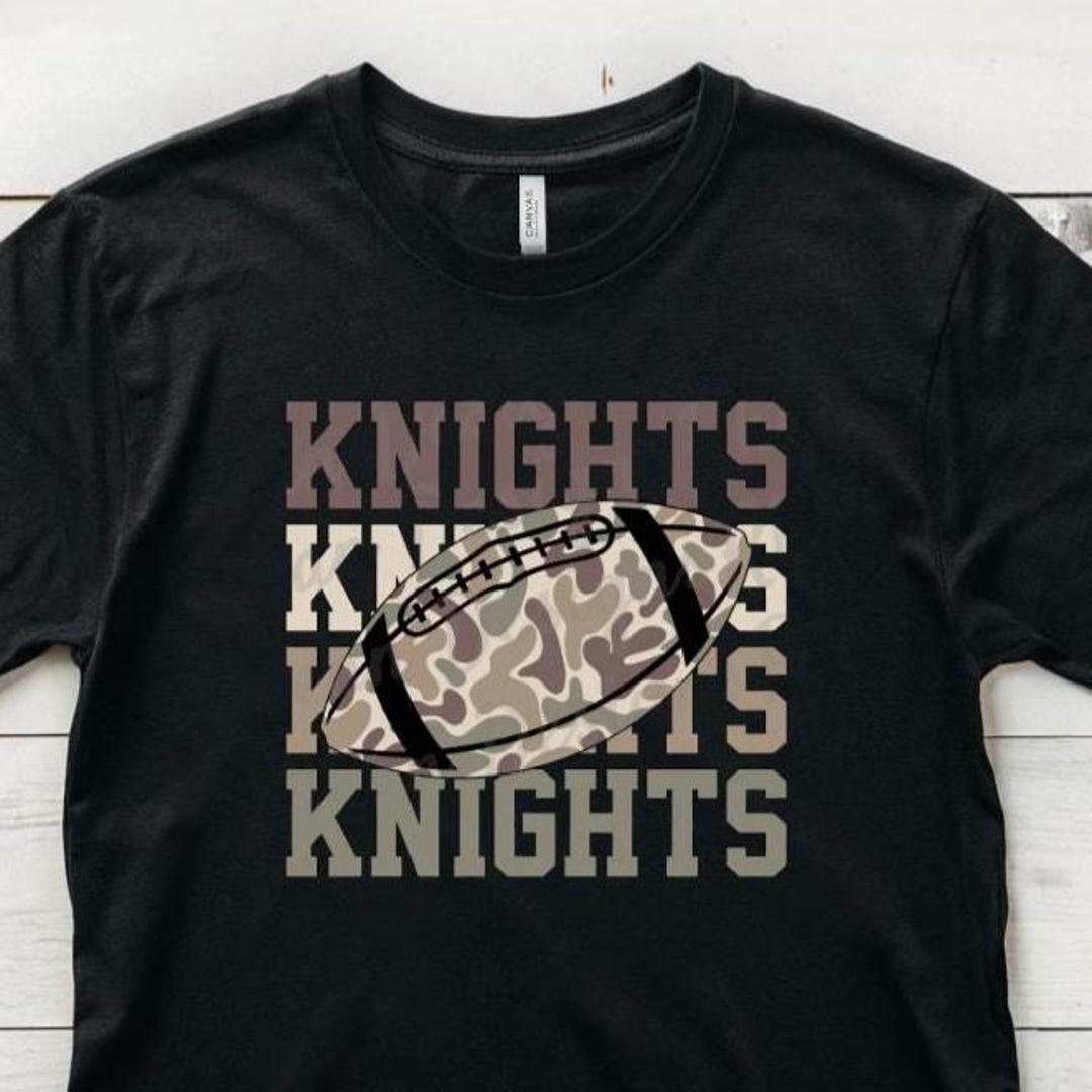 Knights Football Camo PNG, T-shirt Design (digital Download) - Etsy