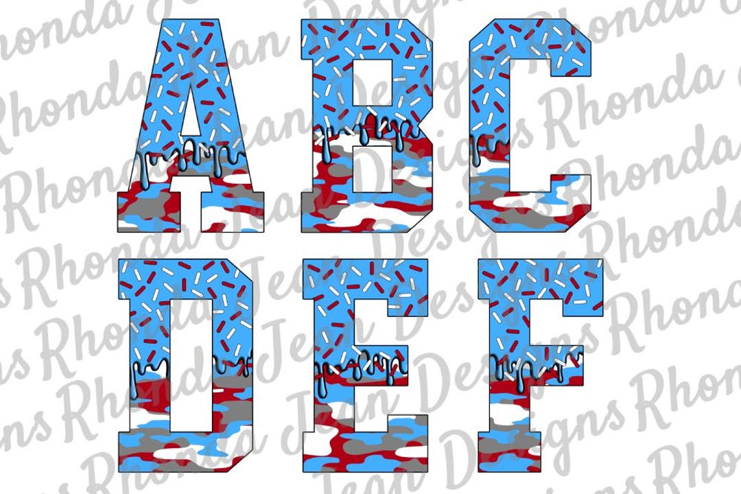 Drip Alpha Set PNG, Red White Blue Camo Drip, T-shirt Design, Digital ...