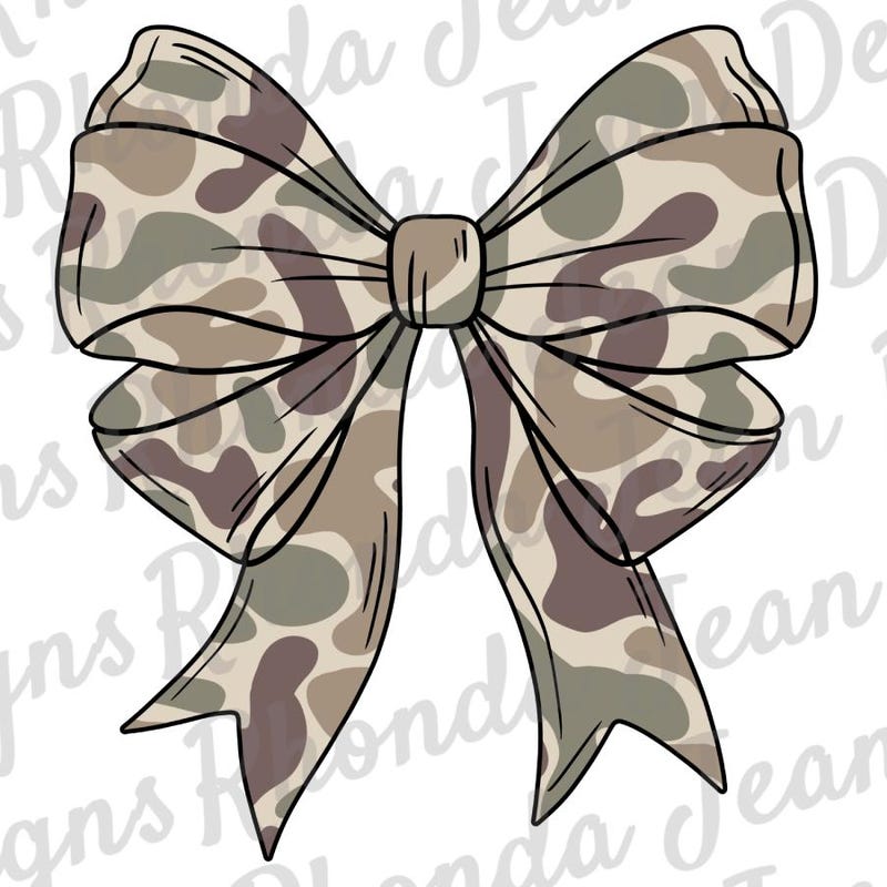 Brown Bow Png Design - Etsy