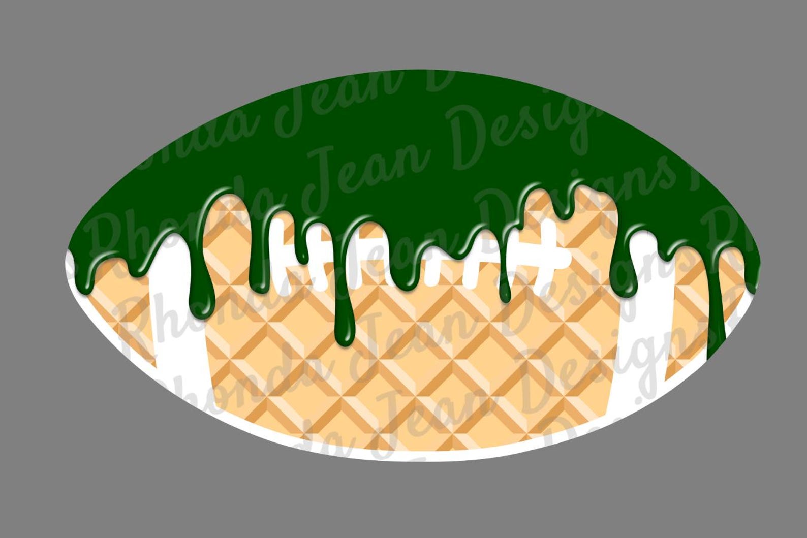 Football Drip PNG: Green and White Sprinkles (digital Download) - Etsy