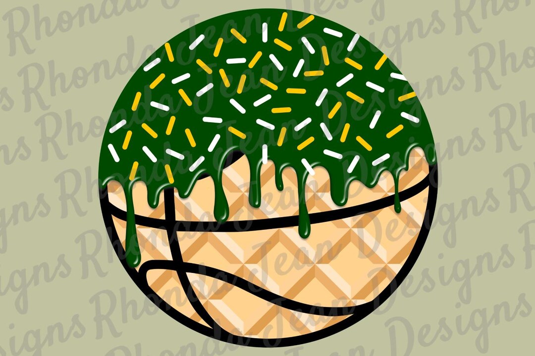 Basketball Drip PNG: Green Drip, T-shirt Design, (digital Download) - Etsy