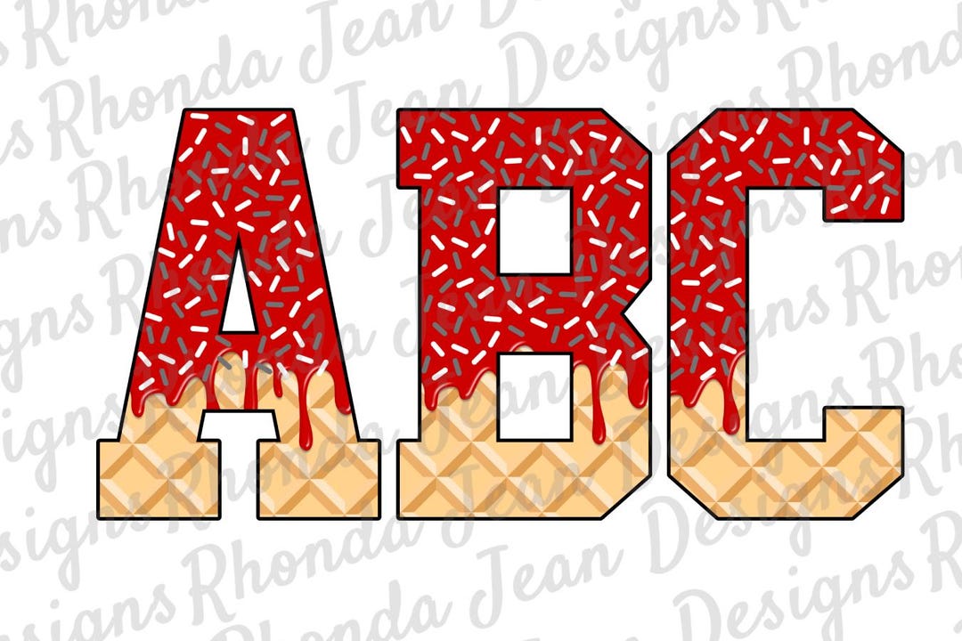 Drip Alpha Set PNG, Red Drip, Gray and White Sprinkles, T-shirt Design ...